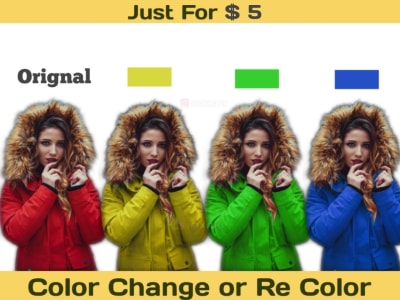Image Color Change and Color Correction Service | Upwork