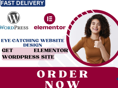 Eye-catching wordpress website design using elementor pro page builder | Upwork
