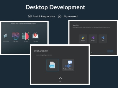 Desktop application development | AI powered | Upwork