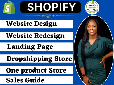 Shopify expert| shopify store designer| shopify dropshipping store and ...