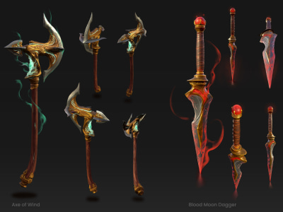 A 3d game asset, weapon, gun, props, object for videogame and animation ...