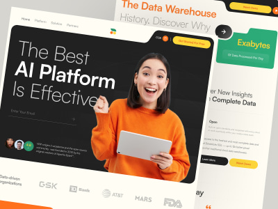 AI Landing Page Design | AI Website Design Figma Design | AI PRODUCT ...