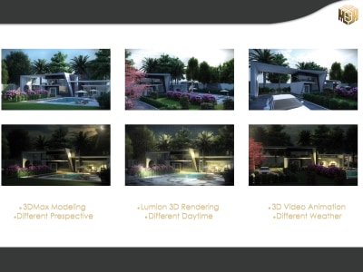 An Exterior/Interior 3D Model/3D render | Upwork