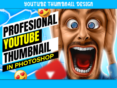 A professional, attractive, eye catchy youtube thumbnail design | Upwork