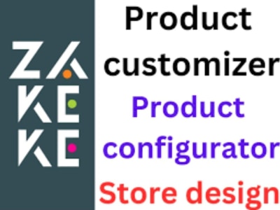 2d 3d product configurator using zakeke, ar vr preview | Upwork
