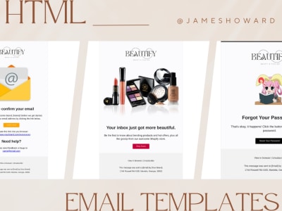 Fully responsive, custom-crafted HTML email templates for your business ...