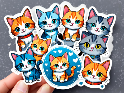 Your Custom Sticker Set: Ideal for Branding, Social, Messaging & Merch ...