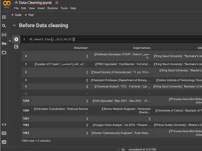 Data Cleaning using Python | Upwork