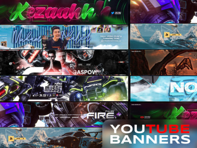 A PREMIUM YouTube Banner | Upwork