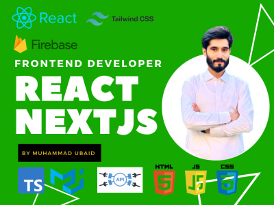 ReactJS | NextJS Frontend developer HTML | CSS | website PSD | Figma | Upwork