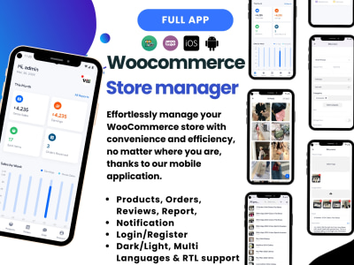 App for managing a woocommerce store | Upwork