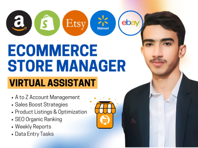 Expert eBay, Amazon, Walmart & Shopify Virtual Assistant Store Manager | Upwork