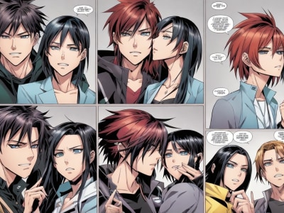 A comic book page anime and manga illustration | Upwork