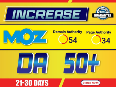 DA Increase (Domain Authority Increase) | Moz DA Increase 50+ | Upwork