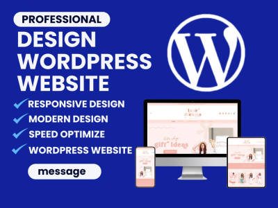 A wordpress design redesign revamp customize website | Upwork