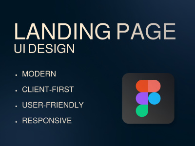 An user-friendly Landing Page UI made in Figma | Upwork