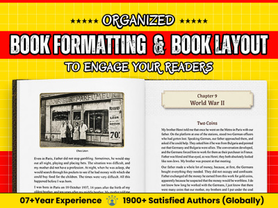 🔴 Organized Book Formatting and Book Layout to Engage Your Reader | Upwork