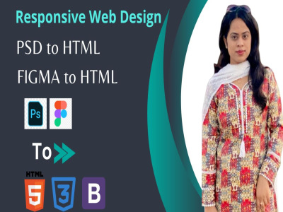 PSD or FIGMA to HTML Responsive Website. | Upwork
