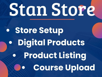 Stan store digital products, course upload, stan store product listing ...