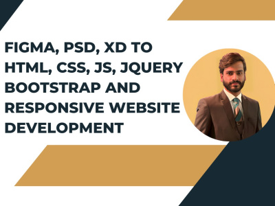 Figma PSD xd to responsive HTML5 css3 bootstrap5 | Upwork