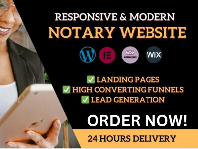 A professional Notary website - FREE PREMIUM THEME with leads capture ...