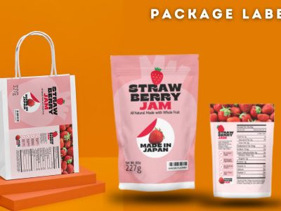 Your package product label design | Upwork