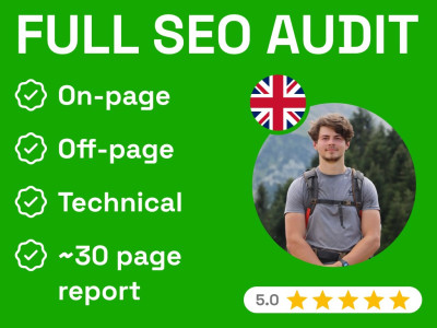 SEO Audit | On-page + Off-page + Technical | Upwork