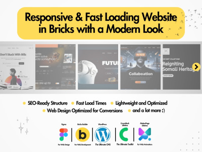 WordPress Bricks Builder Crafted Web Pages: Modern & Responsive | Upwork