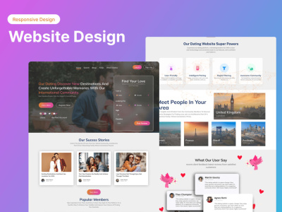 Professional ui ux design for website and landing page | Upwork
