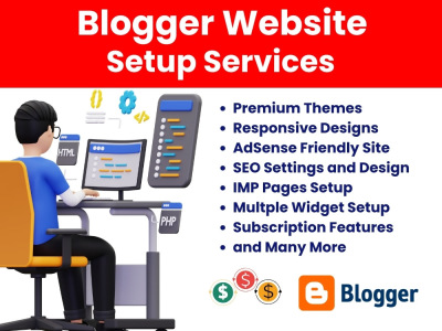 Your perfect blogger website setup & full customization | Upwork