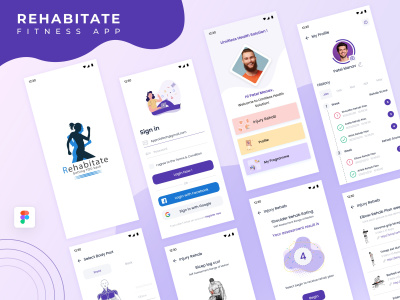 A mobile app design using Figma | Upwork
