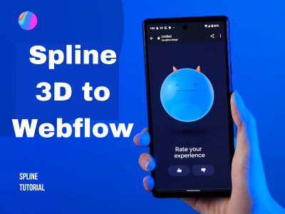 3d animated webflow website with spline 3d webflow spline lottie ...
