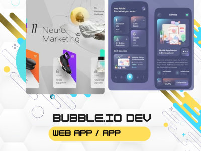 Build bubbleio app bubble website bubble.io uiux bubble mvp api integration | Upwork