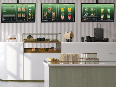 A colourful and illustrated screen menu design for your cafe | Upwork