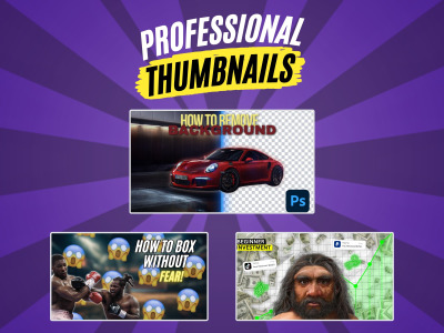 A professional thumbnail for only 5 bucks | Upwork