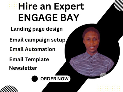 Landing page design on engage bay | Upwork