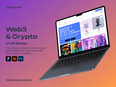 Web3 | Crypto Web App UI/UX Design | User Mapping | Clickable Prototyping | Upwork