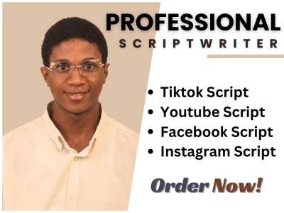 An outstanding and compelling ad script or story for your brand project ...