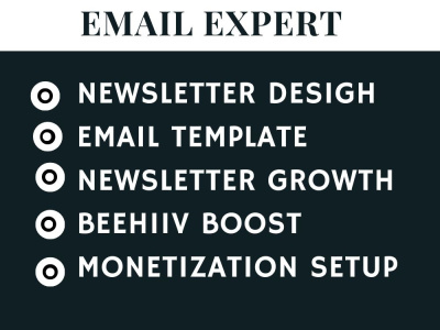 Beehive email marketing campaign landing page newsletter MailChimp | Upwork