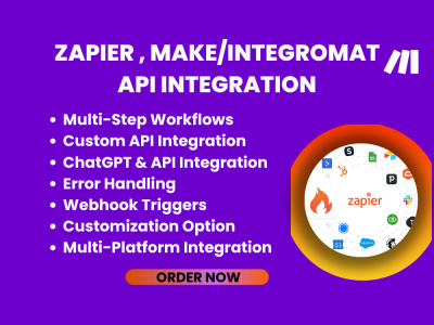 Zapier Make dot com Webhook API Integration setup to automate Workflow | Upwork
