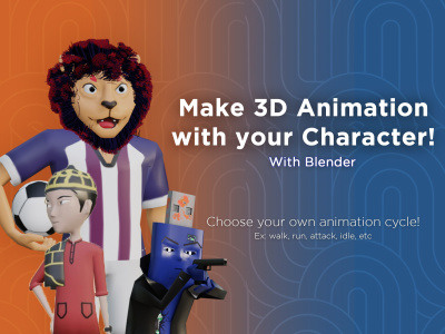 A cycle animation for your game character in Blender | Upwork