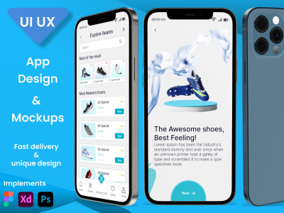 A UI/UX Design for a mobile app (Android and IOS) | Upwork