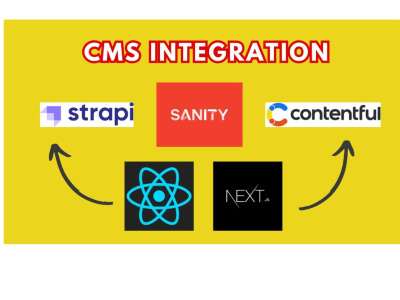 A React/Next JS website with CMS integration (Strapi / Contentful / Sanity) | Upwork