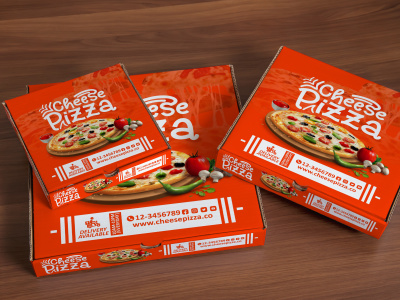 Creative pizza,burger box design for your pizzeria or restaurant | Upwork