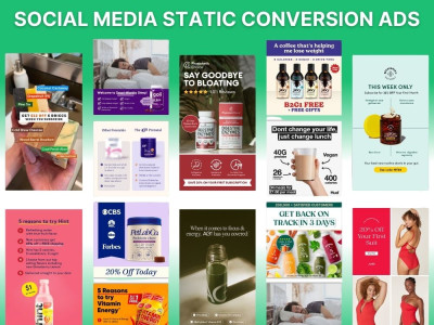Conversion focused static social media ads for Facebook/Instagram | Upwork