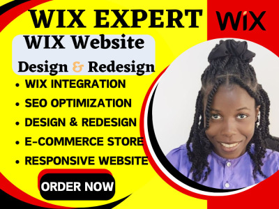 Wix website design or redesign a wix website design or wix online store ...