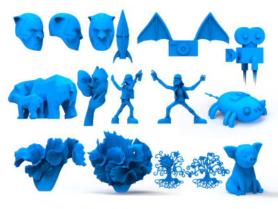 3d Sculpture; Organic/Inorganic; 3Dmodel from image for 3d printing ...