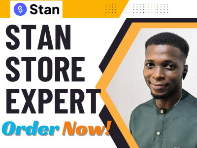 Setup stan store,stan store products upload,stan store design | Upwork