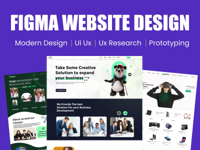 Modern and sleek Ui Ux website design figma design landing page design ...