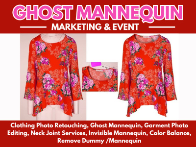 Photography Neck Joint or Ghost Mannequin Editing for Apparel in ...